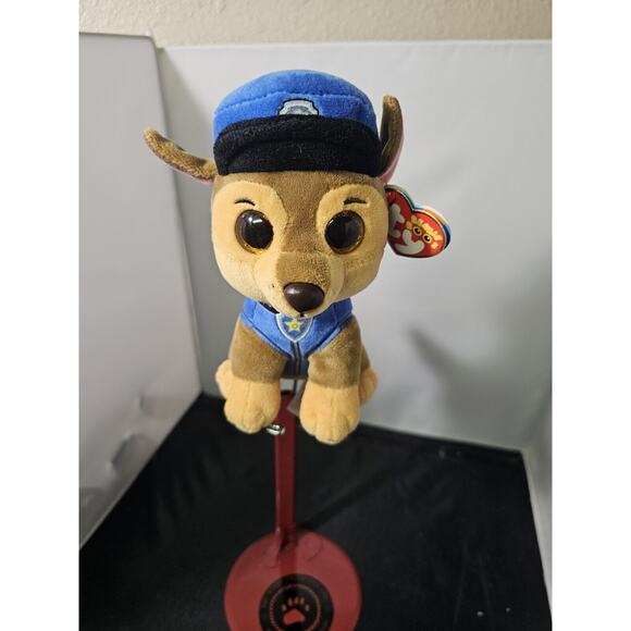 Ty | Other | Ty Beanie Boos Baby Paw Patrol Plush Chase German Shepard ...
